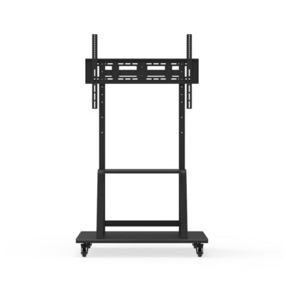 360 Degree Rotating Smart Board Floor Stand , Floor TV Stand With Mount ...