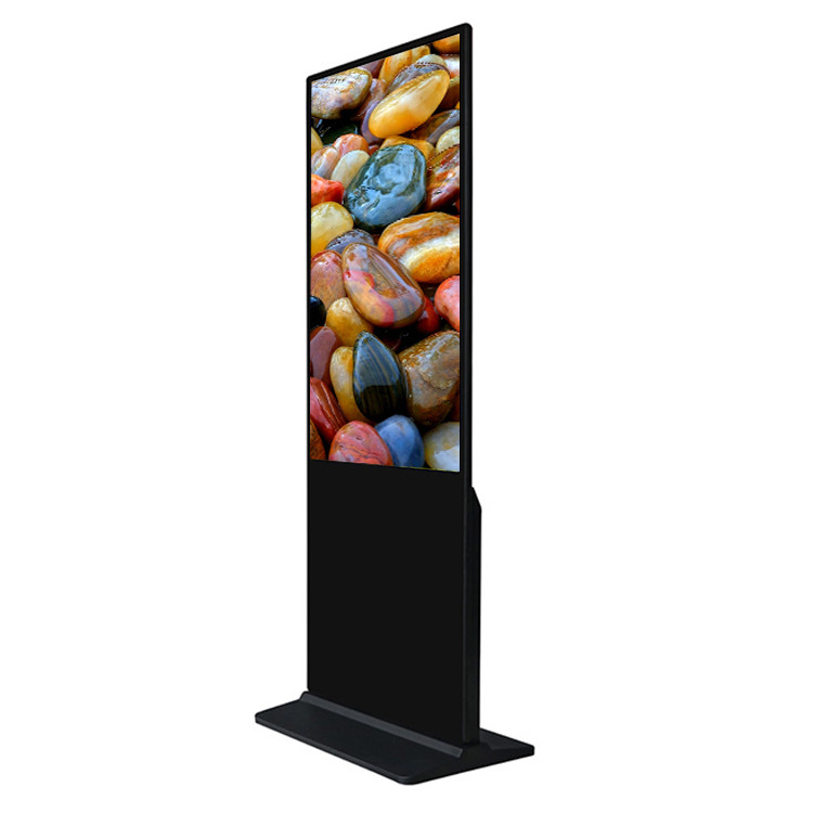 1920×1080 Indoor Floor Standing Digital Signage 55 Inch Size